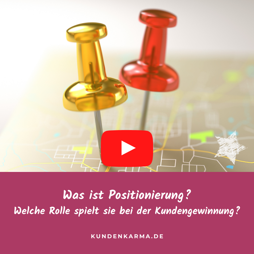 Positionierung: Was ist der Sinn und Zweck?